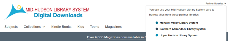 OverDrive Information – Mid-Hudson Library System